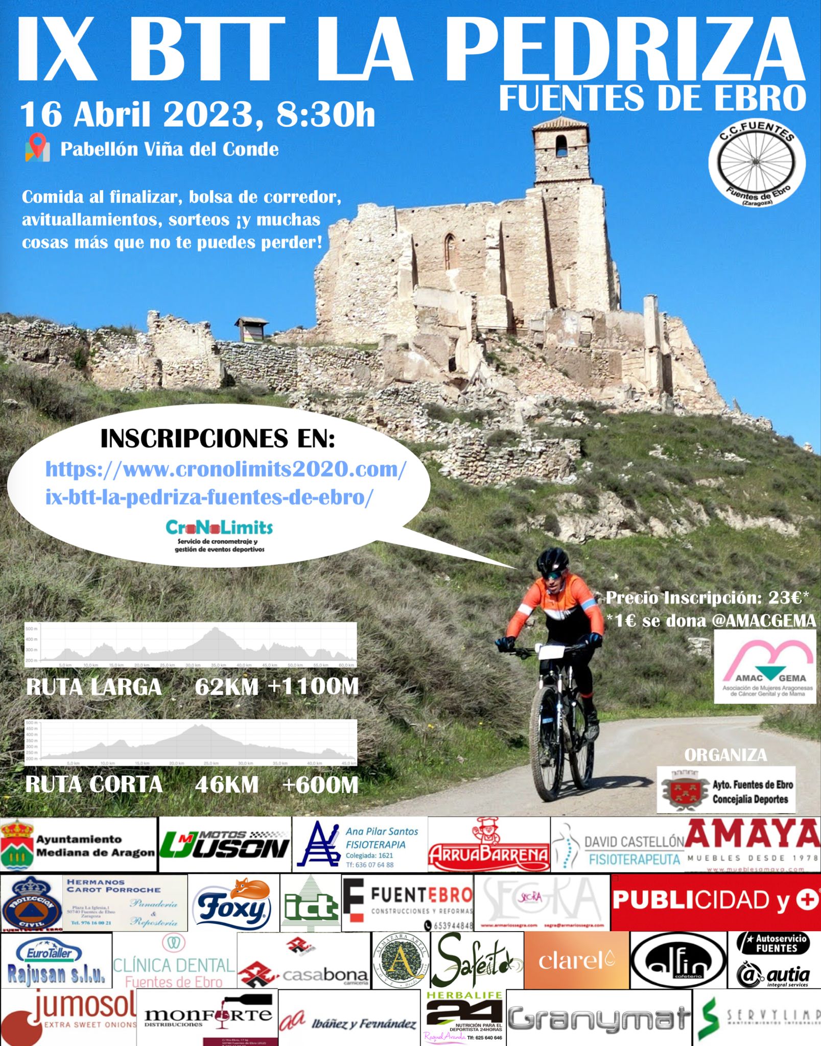 IX BTT LA PEDRIZA FUENTES DE EBRO – Cronolimits
